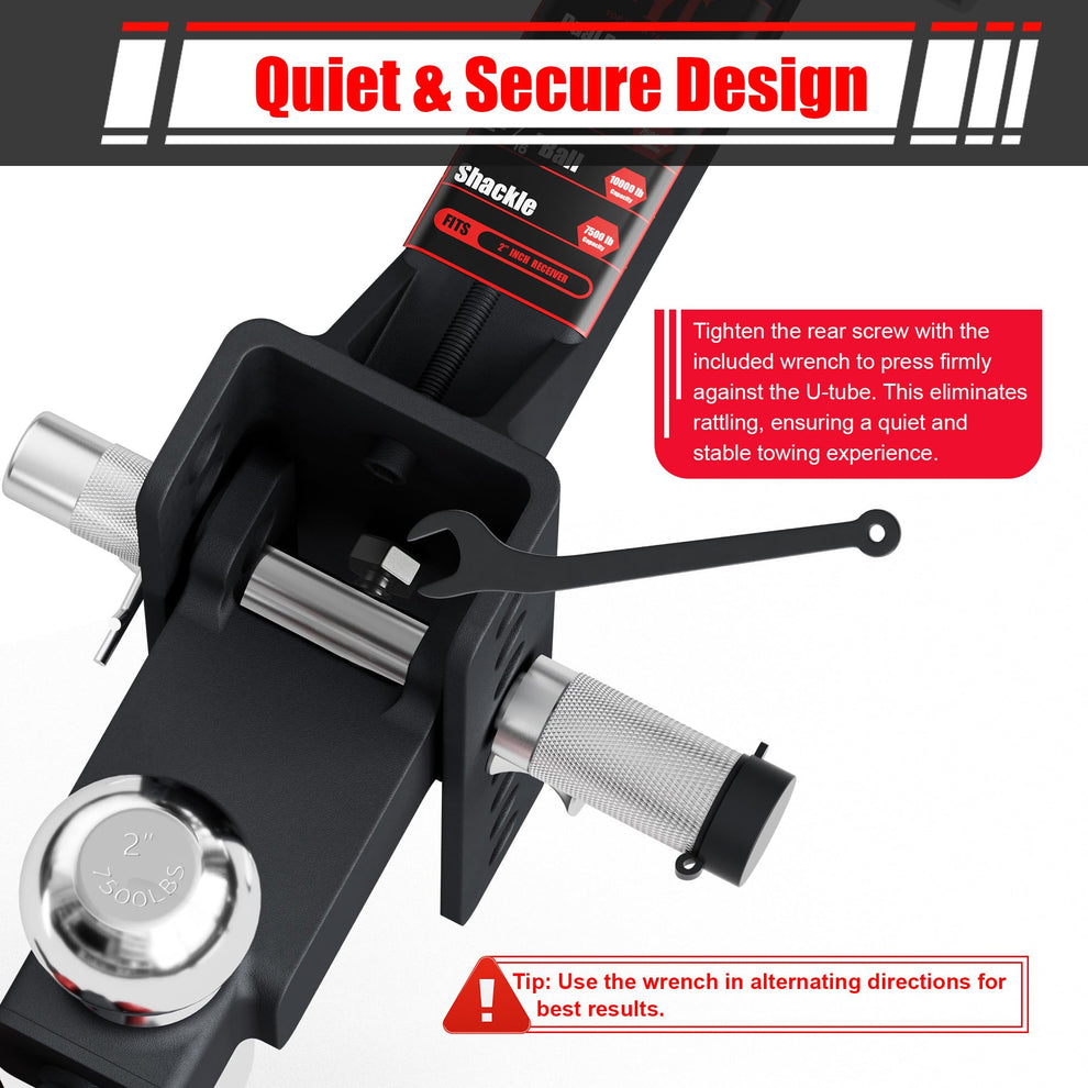 TYT Adjustable Trailer Hitch 3-in-1 Dual-Ball Mount – TYT Trailer Parts